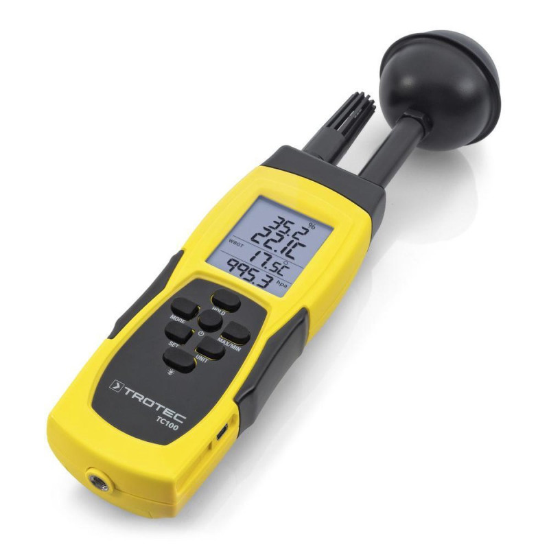 Portable Heat Stress Monitor TC100 Trotec | WBGT Meter