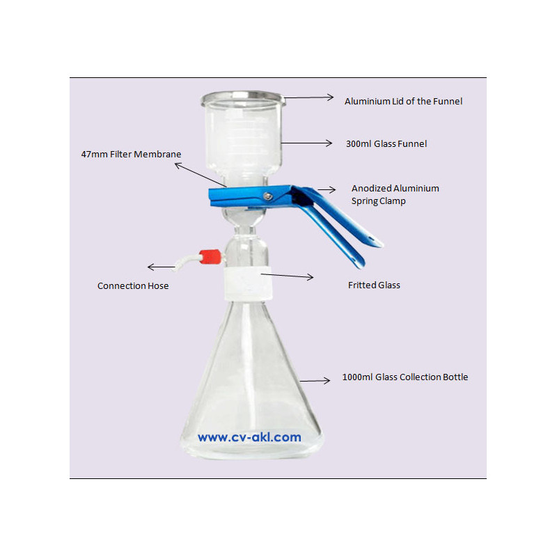 300ml GLASS SOLVENT FILTER