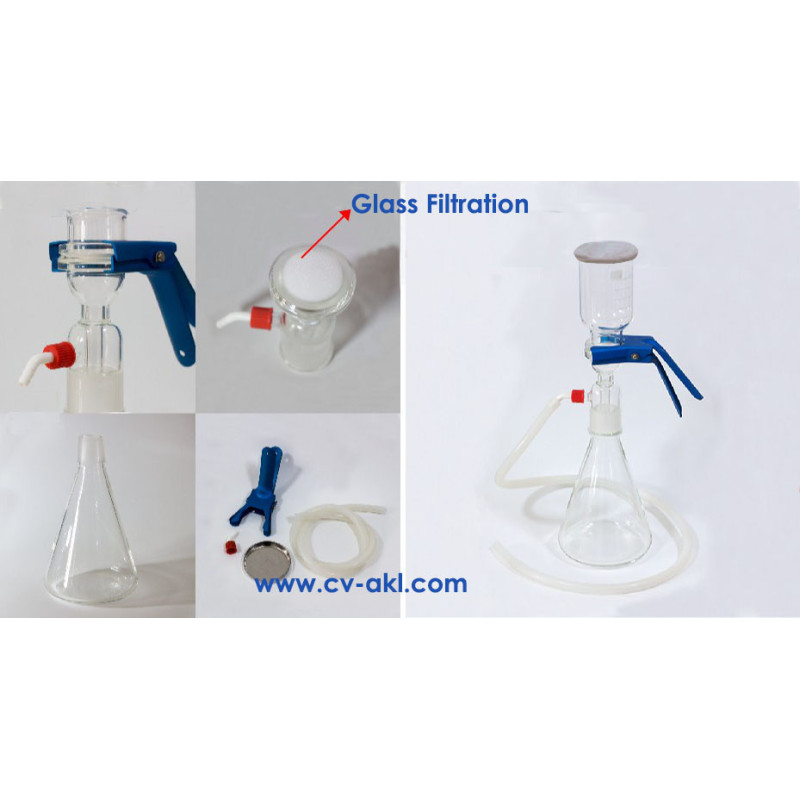 500ml Glass Solvent Filter With Collection Bottle 2000ml